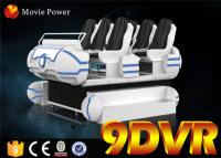 China Exclusive Movies / Games 9D VR Cinema Family 6 Seats 6DOF Motion Chair Fiberglass for sale