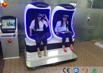 China 1 / 2 / 3 Seats Virtual Reality 9d Vr Cinema Egg Shaped Theater Simulator for sale