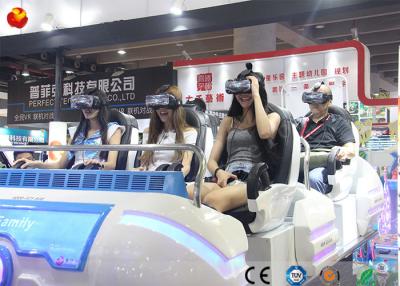 China 6 Seats 9D VR Cinema With High Definition Immersive Glasses / Real Experience Effect for sale