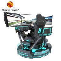 China Hydraulic 4d Car Racing Simulator Game Machine 6dof Motion Platform Driving Simulator for sale
