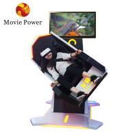 China 3D 9D VR Cinema Virtual Reality Roller Coaster 360 Rotating Vr Chair Flight Simulator Game Machine for sale