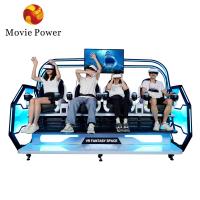 China 2.5kw Virtual Reality Roller Coaster Simulator 4 Seats 9D VR Cinema Space Theater for sale