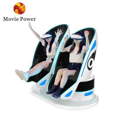 China Shopping Mall 9D Egg Chair Roller Coaster Simulator Virtual Reality Gaming Machine Dynamic Seats for sale