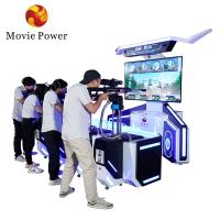 China Interactive Indoor VR Shooting Games Arcade Machine 4 Player For Amusement Park for sale