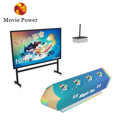 China AR MR Interactive Projector Wall Game Kids Education 3d Video Game Children Painting Machine for sale