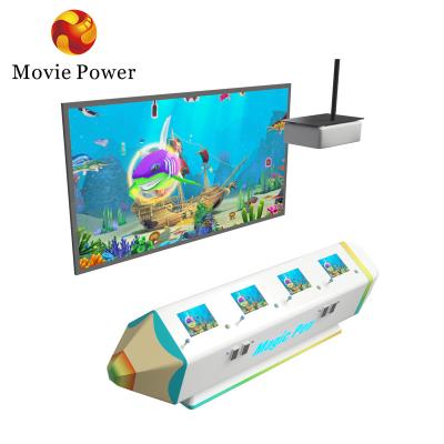 China Multiplayer 3d Interactive AR Projector Indoor Children Painting Game Machine for sale