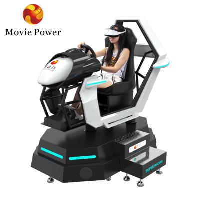 China Indoor 360 Degree 9D Vr Car Racing Game Machine Virtual Reality Driving Arcade Motion Simulator for sale