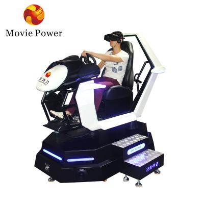 China 360 Rotating VR Racing Simulator Amusement Ride Simulator Arcade Car Driving Game Machine for sale