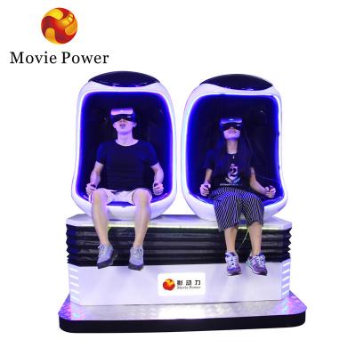China 2 Players Virtual Reality 9d Egg Chair Vr Roller Coaster Game Machine for sale