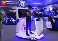 China Space Play Virtual Reality Simulator 9D VR Interactive Indoor Shooting Game Gatling Gun for sale