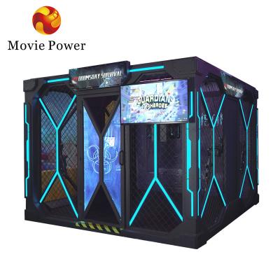 China Fiberglass 9d Vr Shooting Simulator Room Walking Platform Virtual Reality Games Multiplayer for sale