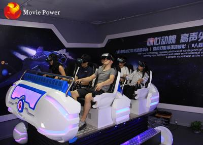 China New Upgrade Cool Appearance 9D Simulator Unique Dynamic Effects 6 Seats Vr Family For Thrilling Trip for sale