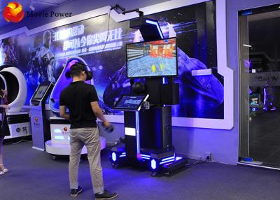 China VR Walker Space HTC Vive 9D Standing Up VR Gatling Shooting Battle Machine for sale