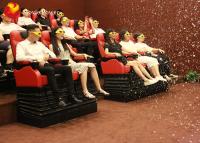 China Most Exciting Roller Coaster 4D Movie Theater Thrill Motion Seats With Electric System for sale