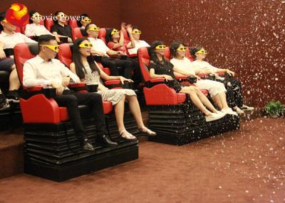 China Most Exciting Roller Coaster 4D Movie Theater Thrill Motion Seats With Electric System for sale