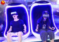 China Moon Shape 9D Simulator Vr Egg Chair With 100 Pieces Movies 12 Months Guarantee for sale