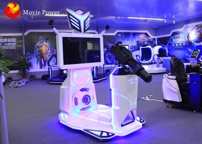 China Exciting Interaction Gatling Arcade Game Machine Vive Gun , Standing Up 9D VR Shooting Simulator for sale
