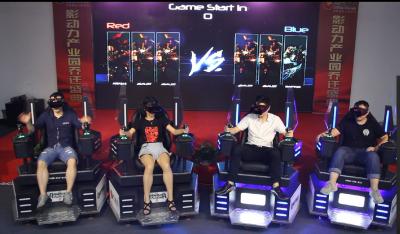 China Coin Operated 9D VR Cinema VR Game Machine For Game Center 2-8 Players for sale