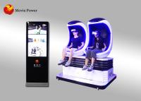 China Fashionable Egg Machine Simulator / 9d Egg Vr Cinema With Colorful Light for sale