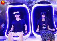 China Magic 9D VR Egg simulator Double Seats VR Roller Coaster Indoor entertainment for sale