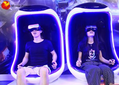 China Magic 9D VR Egg simulator Double Seats VR Roller Coaster Indoor entertainment for sale