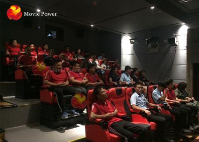 China 100 Seats 4D motion Theater Genuine Leather + Fberglass Material for sale