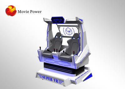 China Indoor 9D Simulator , Double Seats Typical Roller Coaster Game For All Age Players for sale