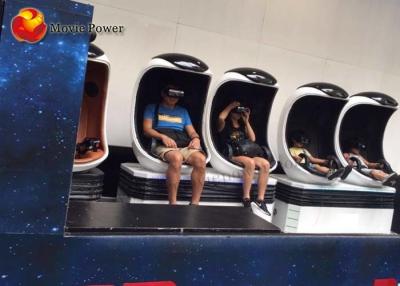 China Virtual Reality Egg Chair / 9D VR Cinema With 1 / 2 / 3 Seats for sale