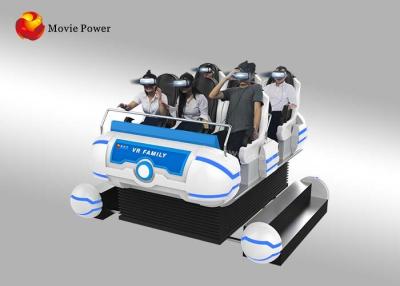 China 6 Seats 9d Adventure Extreme Cinemas / VR Amusement Park Equipment for sale