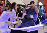 China Indoor Malls 9D Virtual Reality Simulator With Electric System Platform for sale