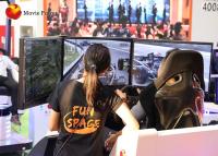China 9D Three Screens Vr Car Driving Simulator with Dynamic Platform for sale