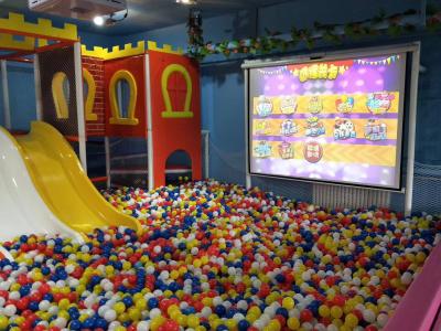 China Children 3D Interactive Wall Projection Game Machine for Amusement Park / Indoor Playground for sale