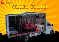 China Multiplayer 6 / 9 / 12 Seats 7D Movie Theater / Theme Park Truck Mobile 5D Cinema for sale