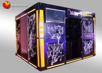 China Multiplayer Standing Up 9D VR Arena Haunted House Platform / Virtual Reality Simulator Game Machine for sale