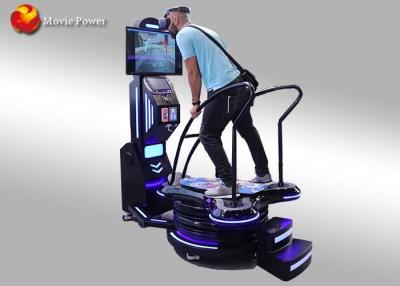 China Black & Blue Standing Up 9D VR Surfing Motion Simulator Interactive Entertainment Games for sale