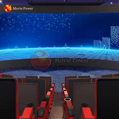 China Curved Servo Motor Arc Screen Projector 4D Movie Theater for sale