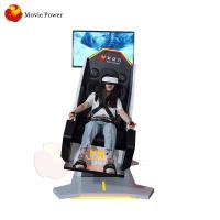 China Roller Coaster 360 Flight Simulator / 9d Vr Motion Simulator Chair Fiberglass Materials for sale