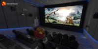 China Projector Special Effects System 3 dof 4D Movie Theater for sale