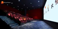 China Power Immersive Electric Leather Chair Amusement 5D Movie Theater for sale
