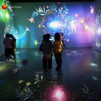 China Children Coin Operated AR Magic Interactive Floor Projector Game For Kids for sale