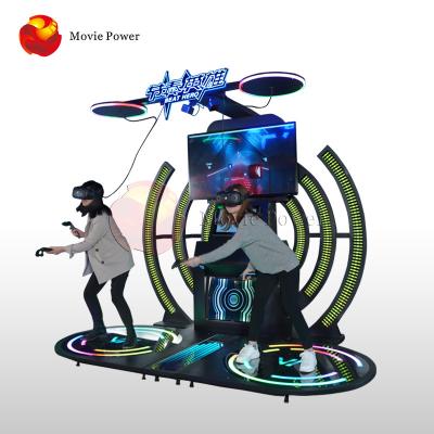 China Dynamic 2 Players XD Cinema 9d Vr Dance Game Simulator Machine for sale