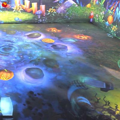 China Indoor Playground Multiplayer Kids AR 3d Interactive Floor Projection Game for sale