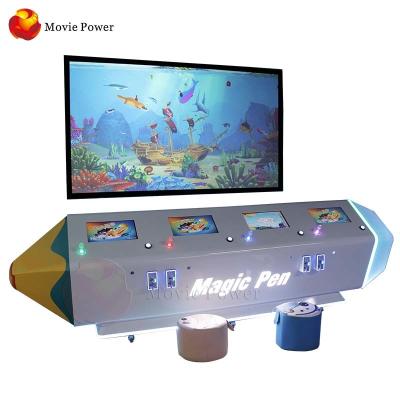 China Virtual Reality Spray Paint Simulator Indoor Interactive Media Wall Display Drawing Games for sale