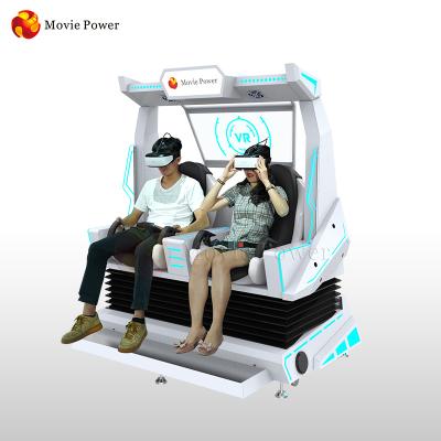 China Small Business Dynamic Effect 9D VR Cinema 2 Seats Virtual Reality Machine for sale