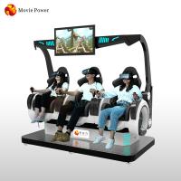 China New Business Idea VR Coin Operated 3 Seats 9d Virtual Reality Cinema Simulator Dynamic for sale