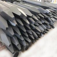 China 1600mm Hydraulic Rock Breaker Chisel 135mm Tool for Excavator Parts Open Top for sale