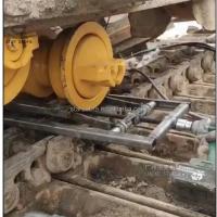 China Excavator Chassis Change Bulldozer Supporting Wheel Installation Shelf Bracket Repair Tool Jack 10 Ton Capacity for sale
