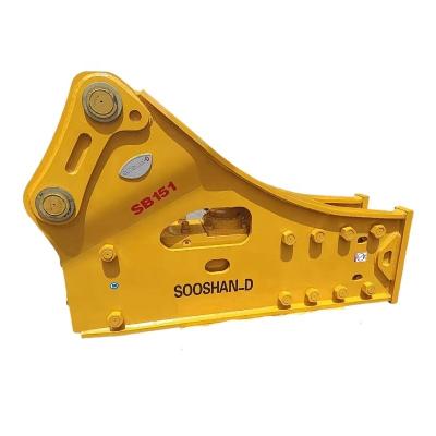China JCB3CX Backhoe Excavator Hydraulic Rock Breaker 20Crmo Chisel 42Crmo 180kg 45mm for sale