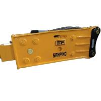 China JCB3CX Backhoe Excavator Hydraulic Rock Breaker 20Crmo Chisel 42Crmo 180kg 45mm for sale