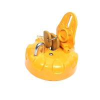 China SANY SY215 SY235 Excavator Anti-theft Diesel Fuel Tank Cap Cover 0.6kg Dual Locks for sale